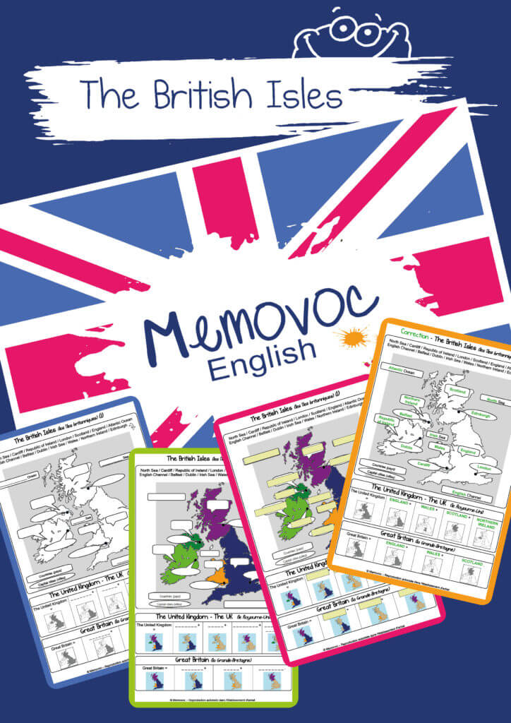 The British Isles - Vocabulary - PDF Worksheets - Memovoc