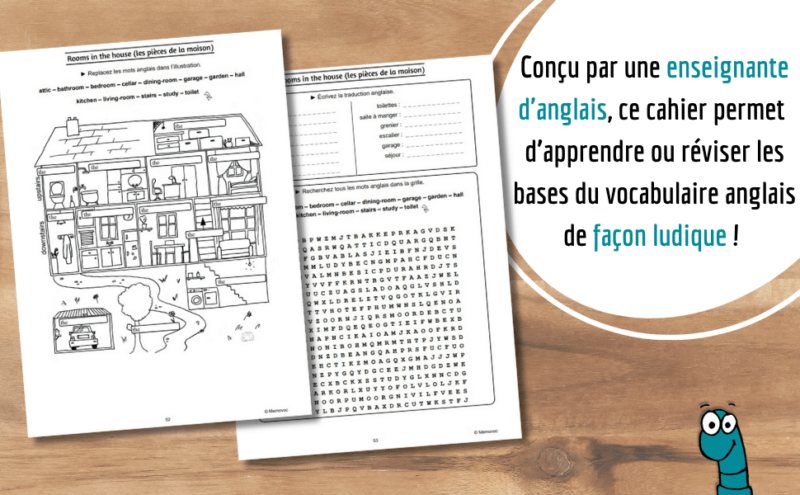 Apprenez l'anglais avec des mots cachés illustrés ! - Memovoc