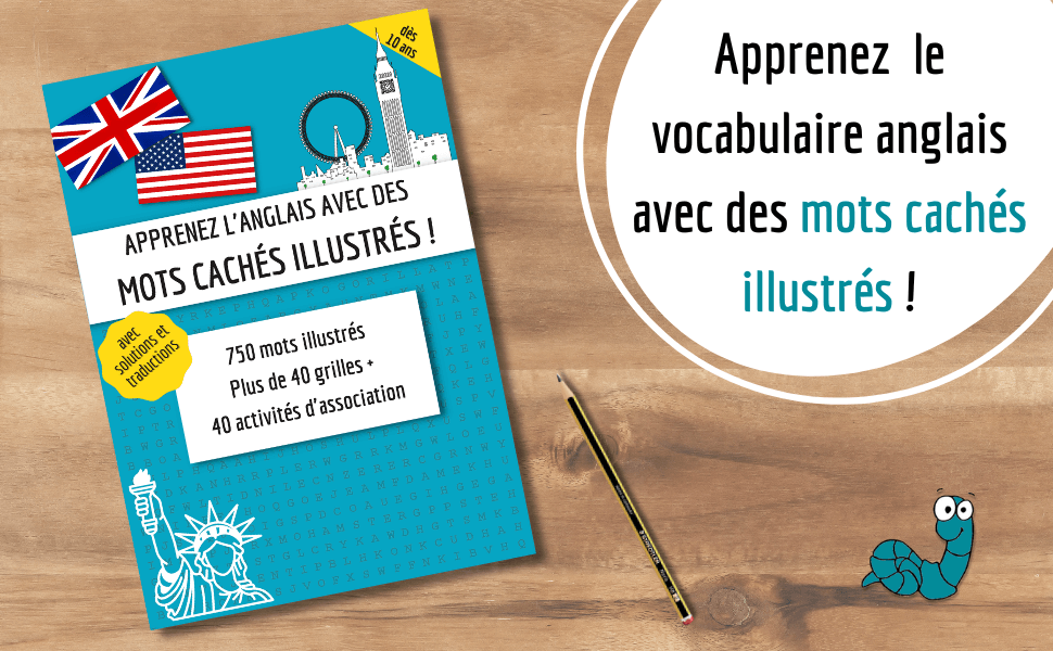 Apprenez l'anglais avec des mots cachés illustrés ! - Memovoc